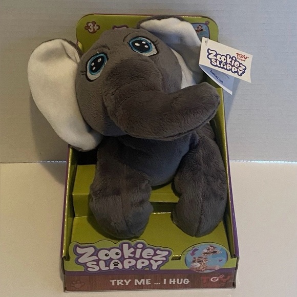 Zookies | Toys | Zookiez Slappy Flappy Elephant Slap Bracelet Plush Toy ...